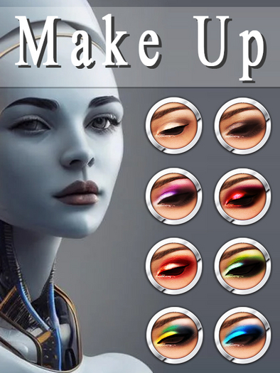 Second Life Marketplace - LUXURY BIOMESH : MAKEUP - Angelica {8 eye ...