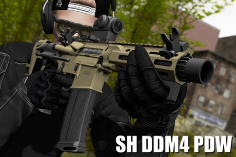 Second Life Marketplace - SH RP Prop Gun - DDM4 PDW (Female Version)