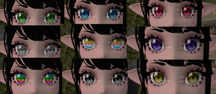 Second Life Marketplace - [MC]Anime Eyes M4 Applier [All Colours]