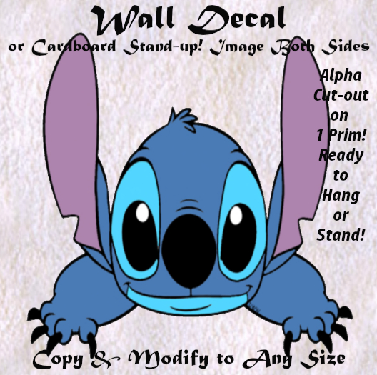 Second Life Marketplace - WALL DECAL STITCH IS MY FRIEND 3D Child's ...