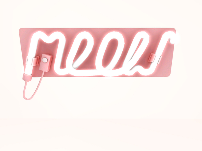 Second Life Marketplace - 5. BAMSE : Sakura - Neon - Meow RARE