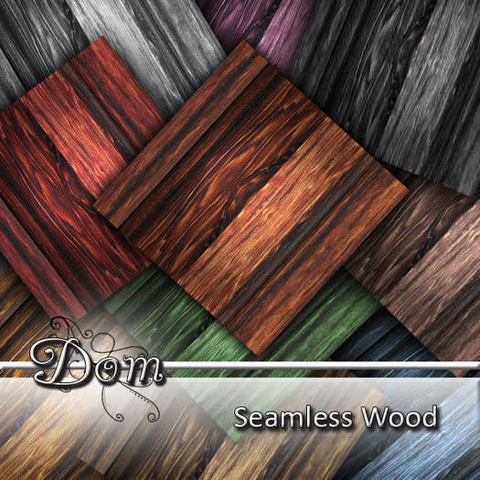 Second Life Marketplace - Dom - Seamless Wood Textures FULL PERM