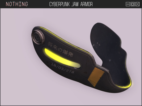 Second Life Marketplace - Cyberpunk Jaw armor