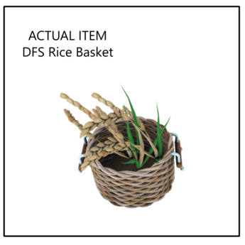 Second Life Marketplace - DFS Rice Basket - ACTUAL ITEM