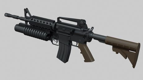 Second Life Marketplace - FULL PERM Tactical ASSAULT RIFLE M4A1 MOD 4 ...