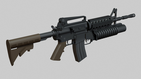 Second Life Marketplace - FULL PERM Tactical ASSAULT RIFLE M4A1 MOD 4 ...