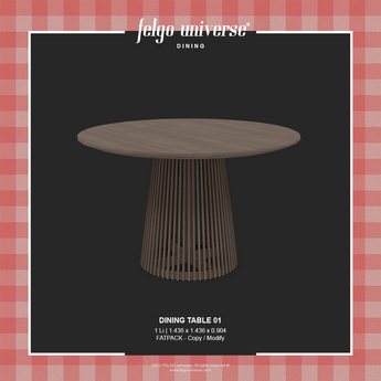 Second Life Marketplace - FELGO Universe // Dining - Table 01