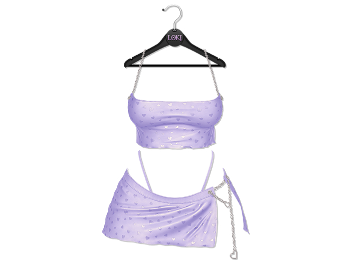 Second Life Marketplace - Loki - Rhea Chained Set - Lavender