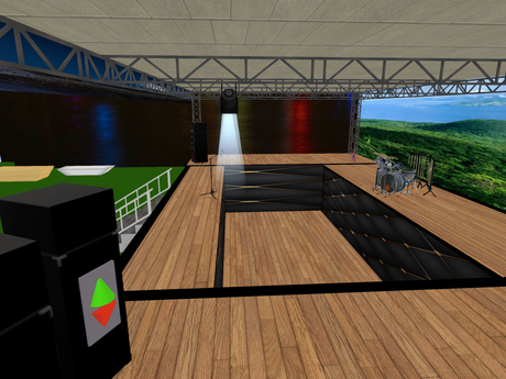 Second Life Marketplace - Just Arrived Concert Stage Rez Box