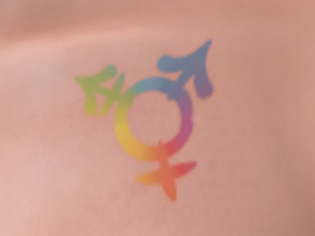 Second Life Marketplace - Luvtap Trans Pride Tattoo