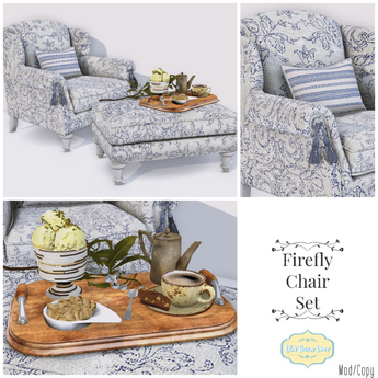 Second Life Marketplace - {OBD} Firefly Chair Set [A&PG]