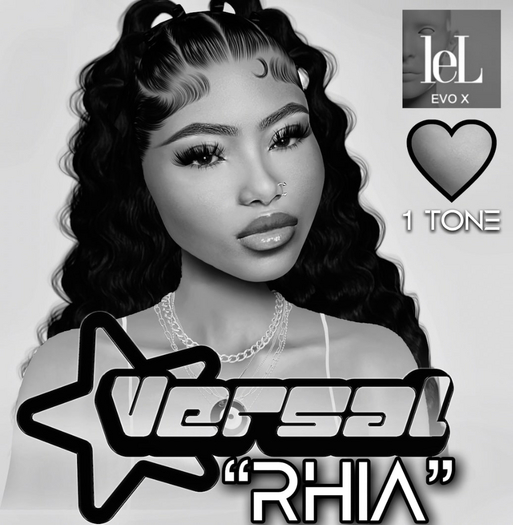 Second Life Marketplace - [VER$AL] RHIA SKIN // (DEMO)