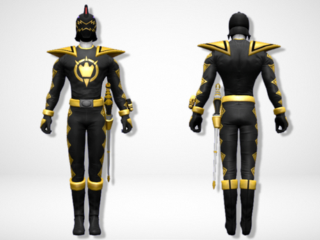 Second Life Marketplace - .:CQ:. Black Ranger Dino Force Bento Avatar