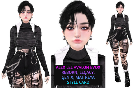 Second Life Marketplace - RG. 23 ALEX LEL AVALON EVOX + REBORN + LEGACY ...