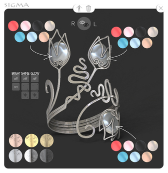 Second Life Marketplace - SIGMA Wire flower armband