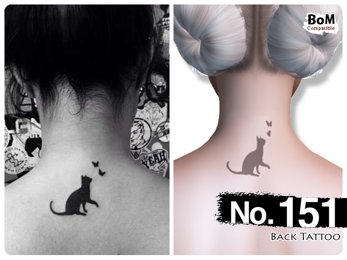 Second Life Marketplace - (Back Tattoo) No.151 - BoM