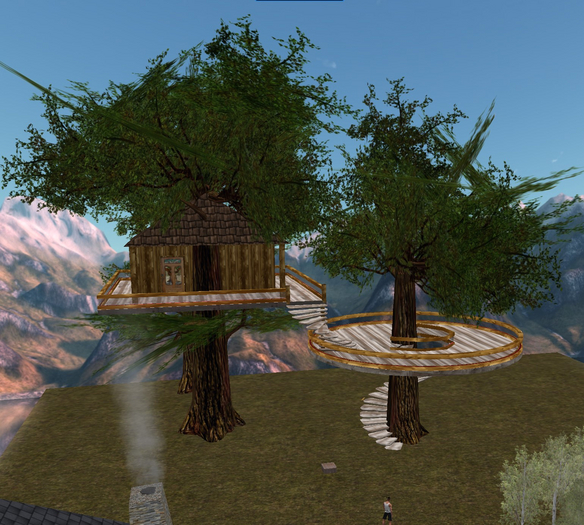 Second Life Marketplace - Two Level TreeHouse
