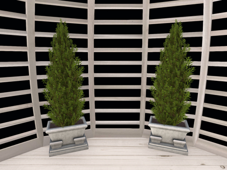 Second Life Marketplace - MC White Wood Dome Park DJ Stage RESIZER