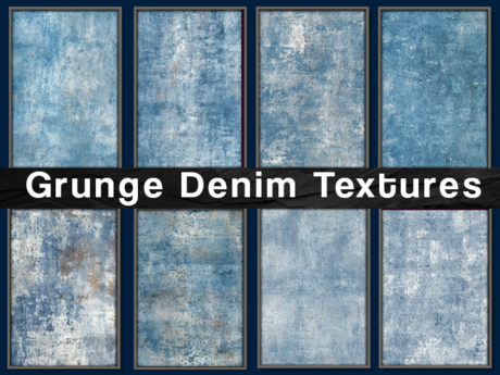 Second Life Marketplace - Grunge Denim Jean - 8 textures - FULL PERM