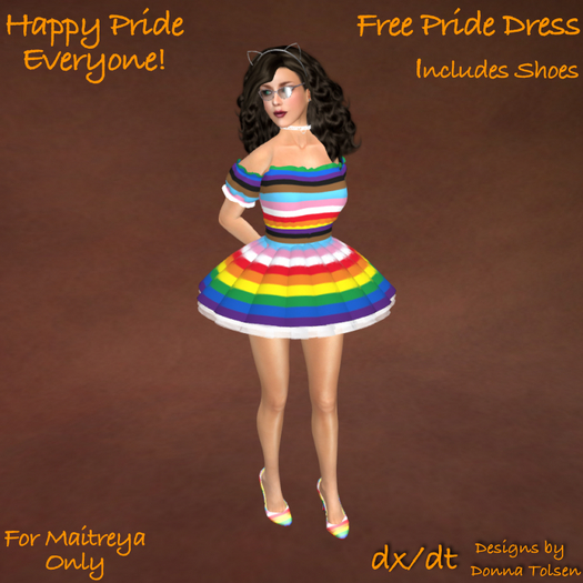 Second Life Marketplace - dx/dt Pride Dress