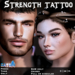 Second Life Marketplace - .catori. evo x strength face tatt {BoM} (unpack)