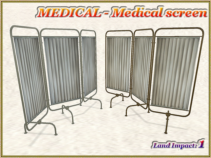 Second Life Marketplace - MEDICAL - Medical screen (1 LI) (Full perm)