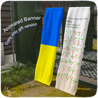 Second Life Marketplace - MMM- Animated Banner Gift Version