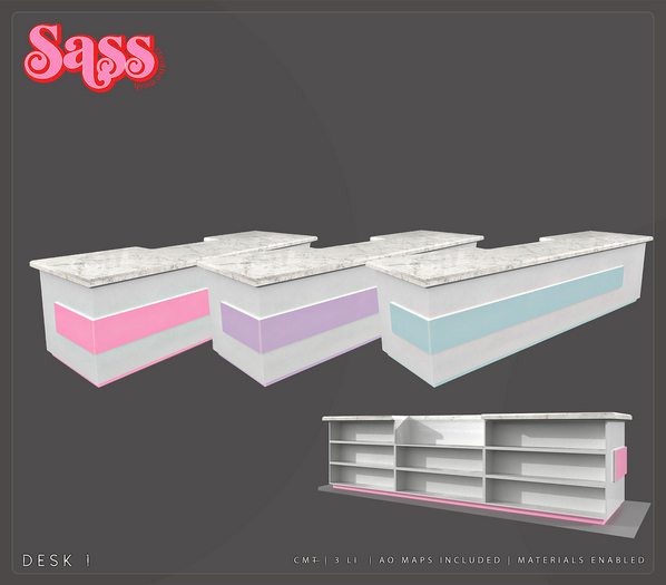 Second Life Marketplace Sass Hd Desk 1