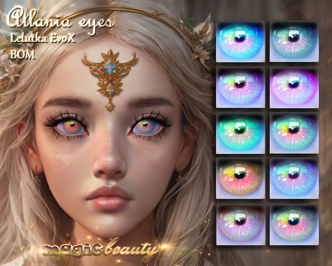 Second Life Marketplace - [Magic Beauty] Atlania eyes (LeLutkaEVOX ...