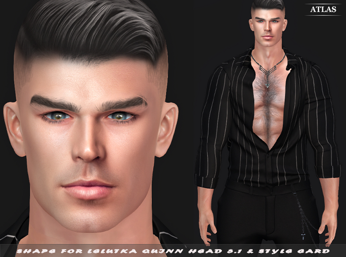 Second Life Marketplace - *ATLAS*SHAPE LARI for LeLUTKA QUINN Head 3.1 ...