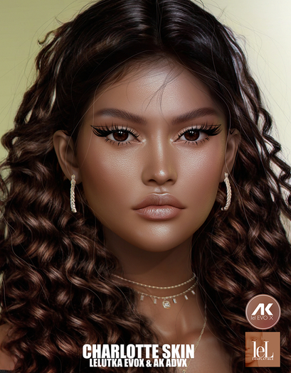 Second Life Marketplace - TF - Charlotte Skin (LELUTKA EVOX) Brownie