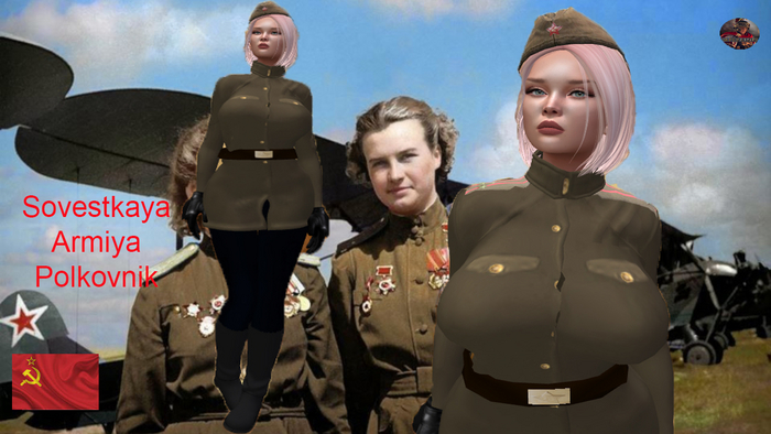 Second Life Marketplace - WW2 SOVETSKAYA ARMIYA POLKOVNIK UNIFORMA