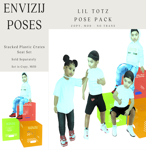 Second Life Marketplace - Envizij Poses: Lil Totz Pose Pack