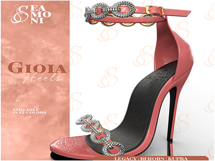 Second Life Marketplace - EAMONI. Gioia Heels Fatpack