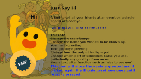 Second Life Marketplace - JUST SAY HI - FREE BOX :)