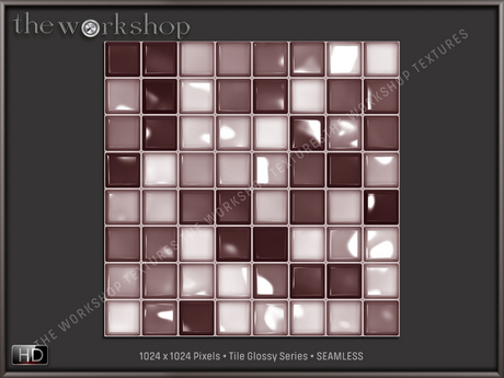 Second Life Marketplace - SPECIAL TILE GLOSSY TEXTURE SET - 02