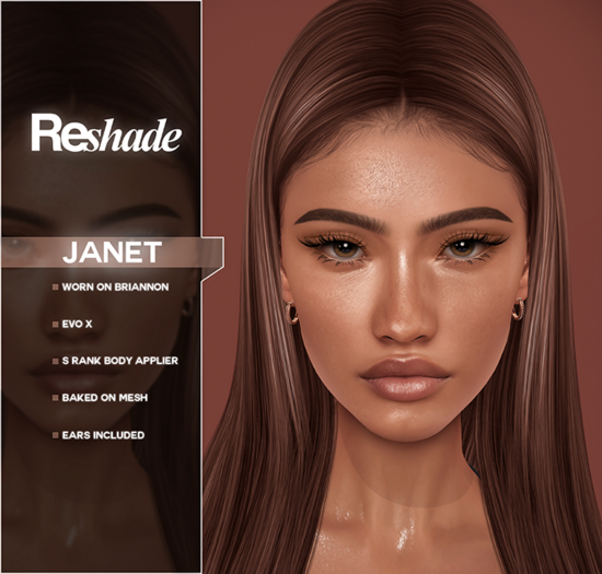 Second Life Marketplace - [RESHADE X SRANK] - TONE 04 JANET