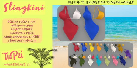 Second Life Marketplace - TuPei Slingkini - Set of 15 for Legacy-Perky