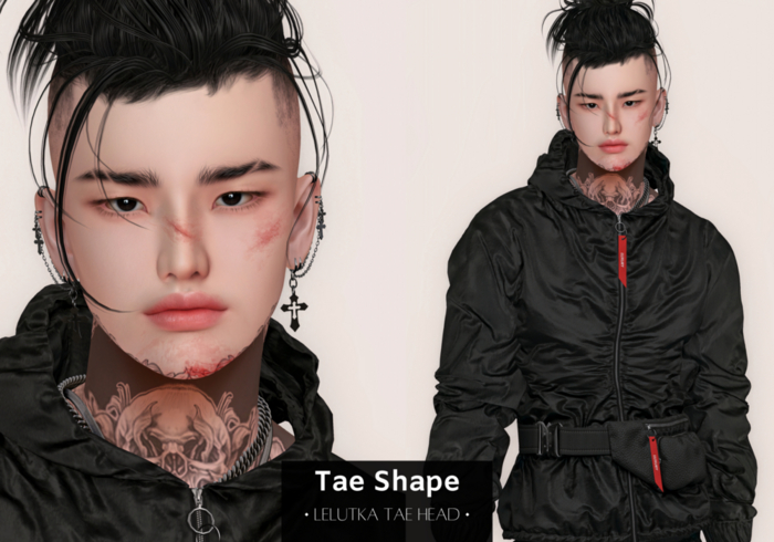 Second Life Marketplace - ⏩ [Stanley] Tae Shape Tae - Lelutka Tae Head EvoX