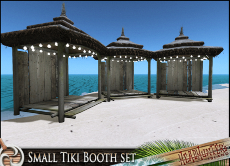 Second Life Marketplace - HeadHunter's Island - Small Tiki booth hut ...