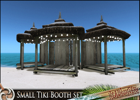 Second Life Marketplace - HeadHunter's Island - Small Tiki booth hut ...
