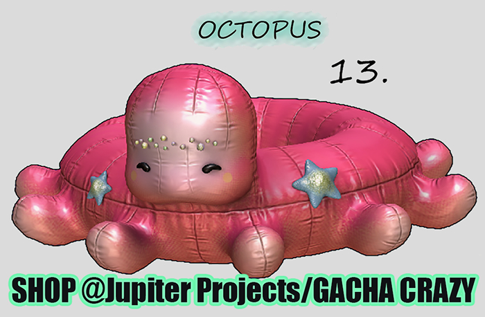 Second Life Marketplace - 13.YOKAI - Kawaii Floats pt. II - Candy Octopus