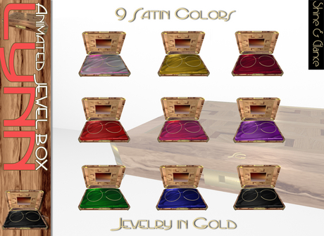 Second Life Marketplace - Shine & Glance - Animated Jewelry Box - LYNN ...
