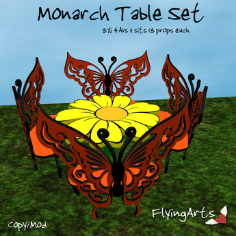 Second Life Marketplace - !FA! Monarch Table Set 2