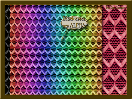 Second Life Marketplace - Chevron Mesh Knit Bold Opaque Seamless ...