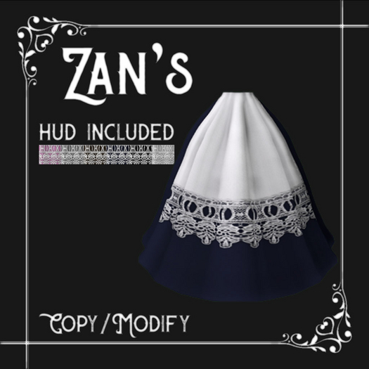Second Life Marketplace - zan's princess skirt (apron) (updated)