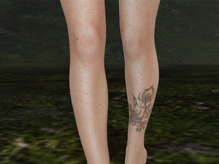 Second Life Marketplace - .:Imperio:. Shin - Flower Tattoo (BoM) unisex