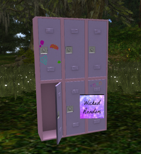 Second Life Marketplace - Gacha School Locker Purple and Pink - UwU ...