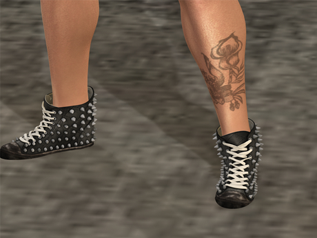 Second Life Marketplace - .:Imperio:. Shin - Flower Tattoo (BoM) unisex