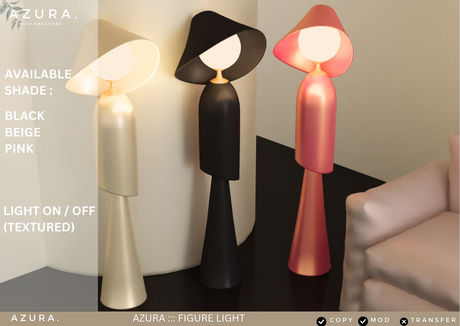 Second Life Marketplace - AZURA . ::: FIGURE LIGHT - THE LADY WITH HAT ...